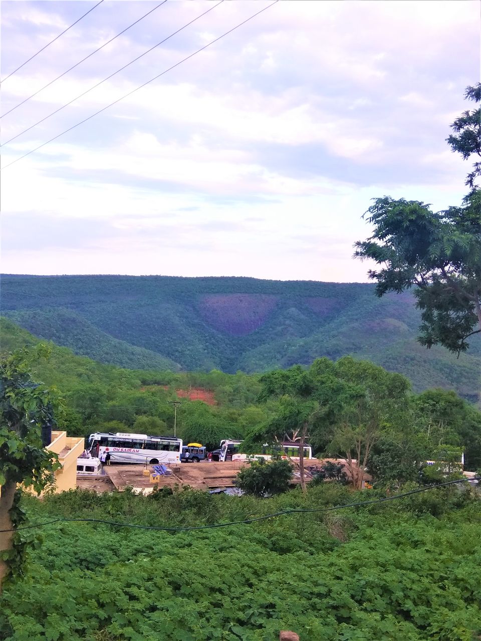 The breathtaking sunset view from the highest point of Srisailam Hills ...
