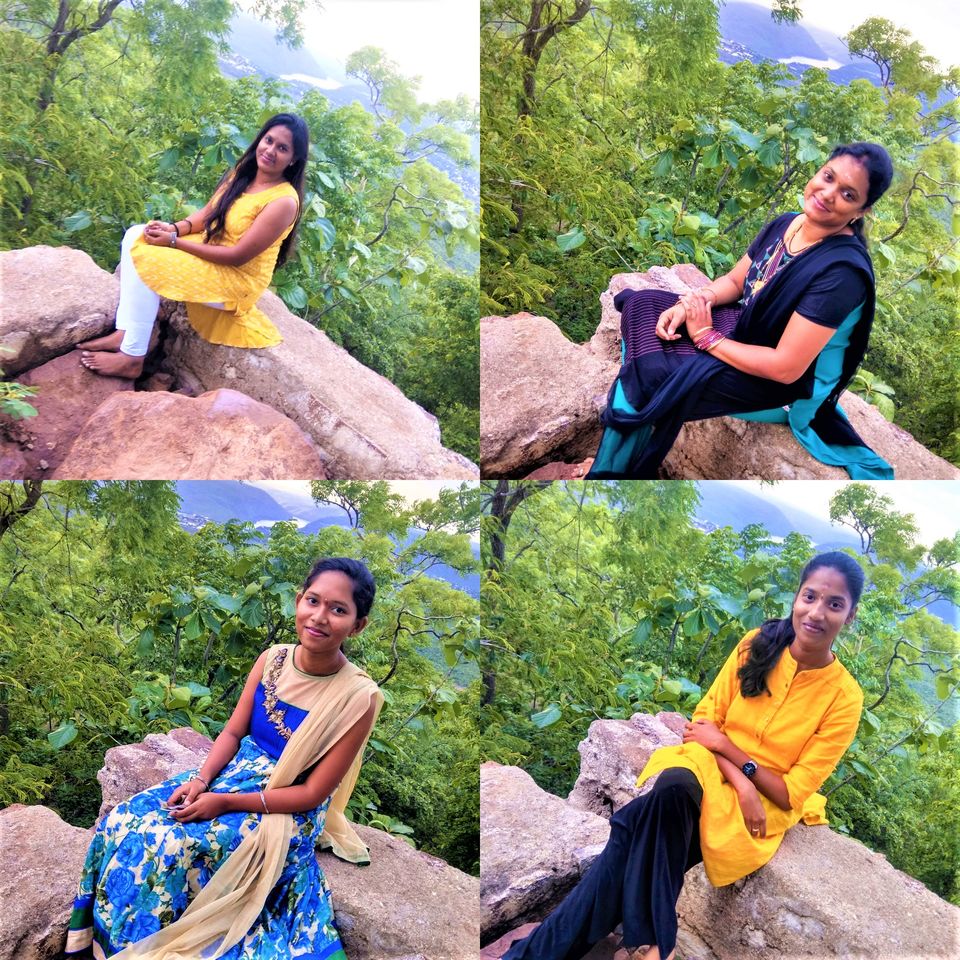 The breathtaking sunset view from the highest point of Srisailam Hills ...