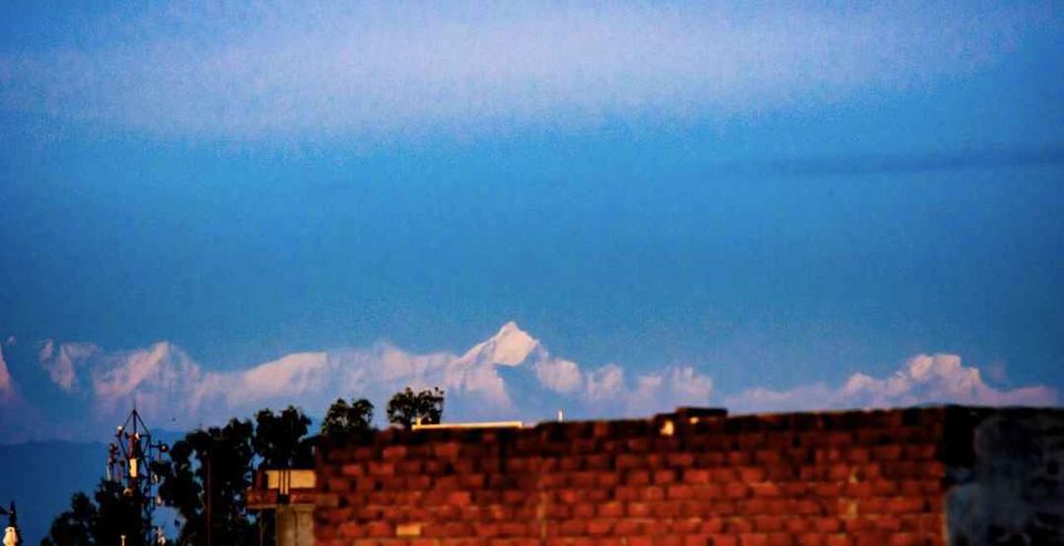 Snow-Capped Peaks of the Himalayas Now Visible From Saharanpur in UP ...