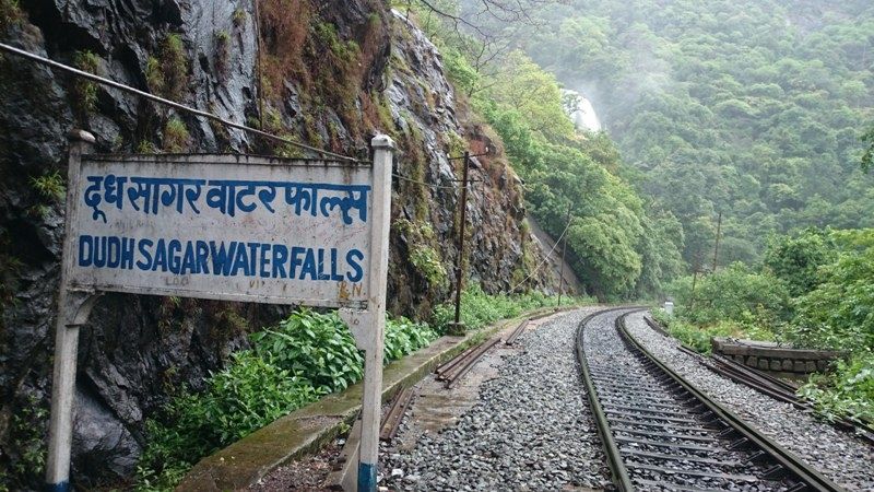 Dudhsagar : That 200m train tunnel walk to reach Falls. - Tripoto