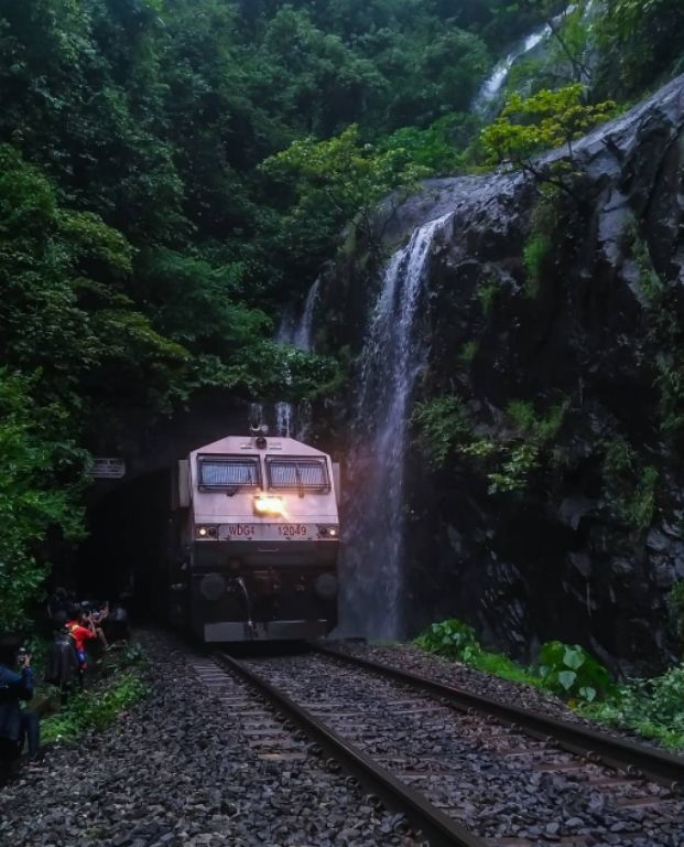 Dudhsagar : That 200m train tunnel walk to reach Falls. - Tripoto