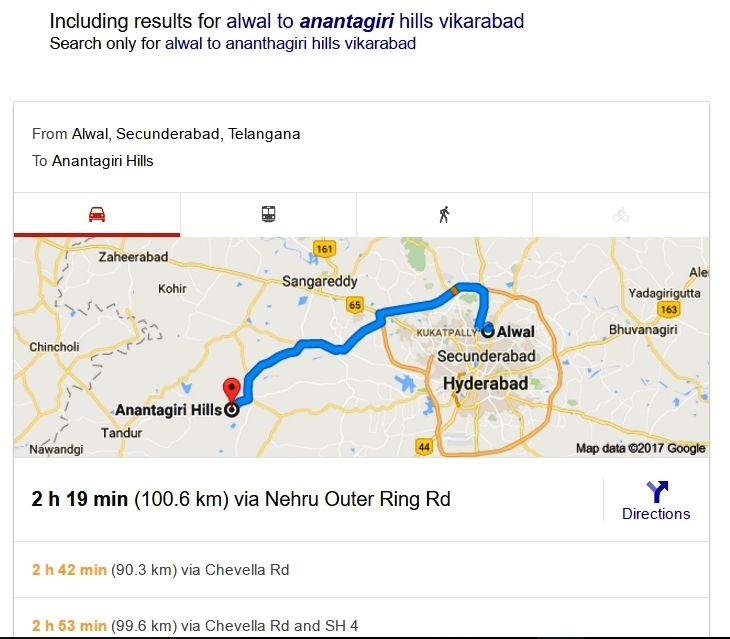 From Alwal to Anantagiri Hills Vikarabad Telangana - Tripoto