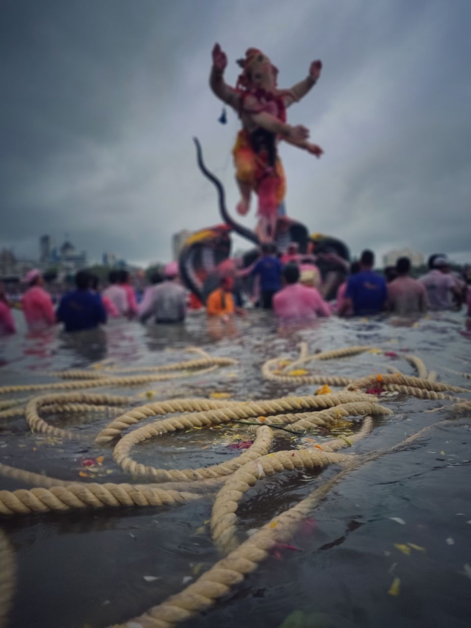 Ganesh Visarjan at Girgaon Chowpatty - Tripoto