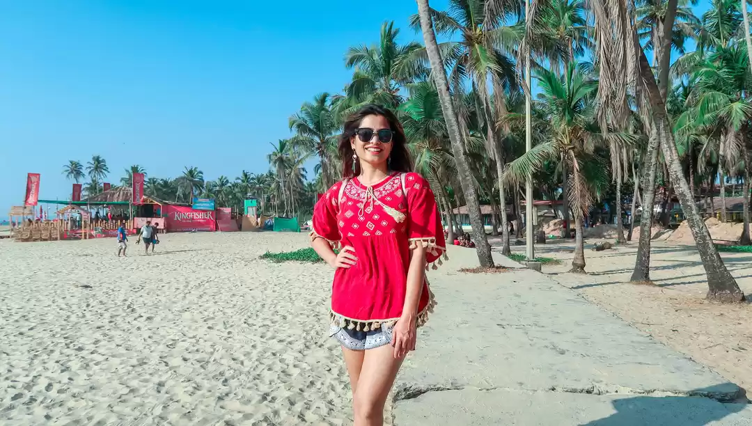 indian bikini in goa beach