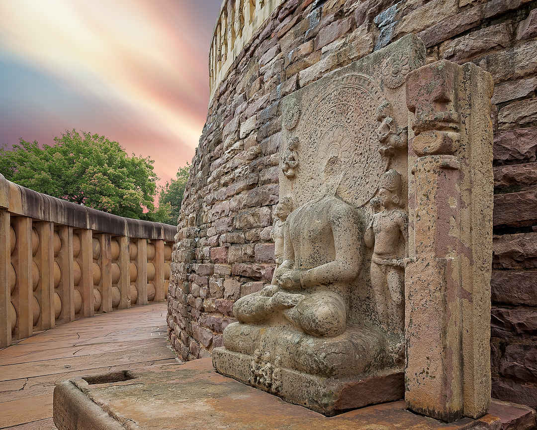 Sanchi Stupa Interior