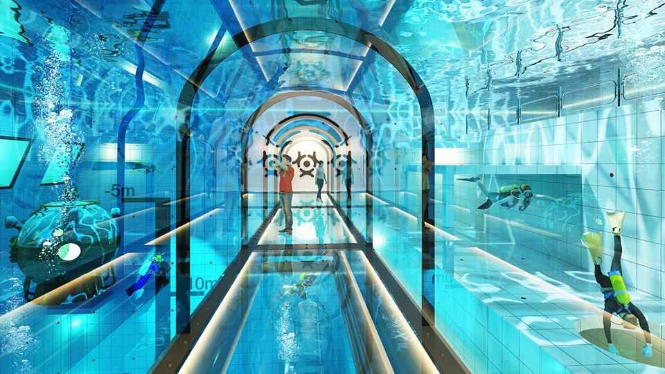 deepest olympic diving pool