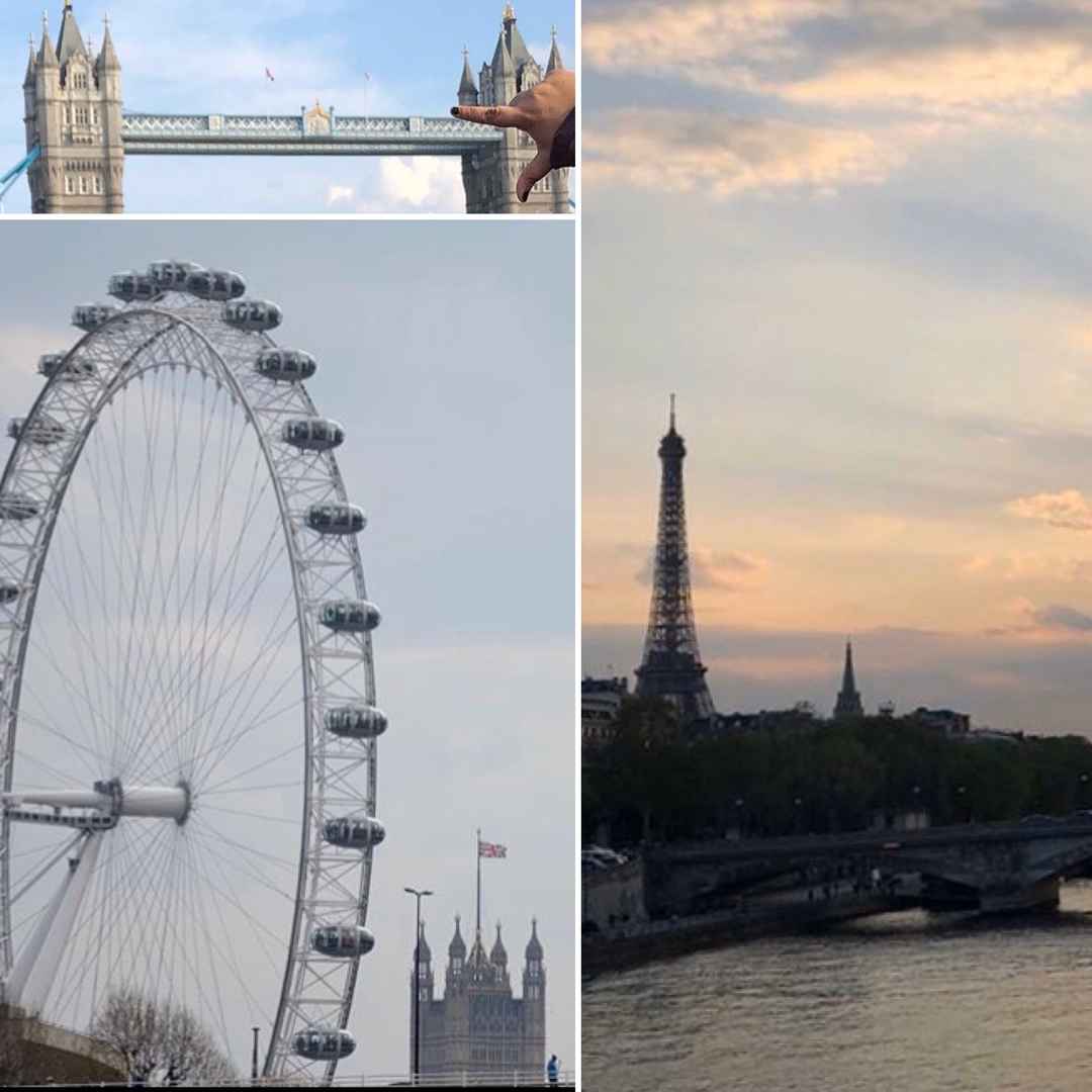 picture of eiffel tower from london