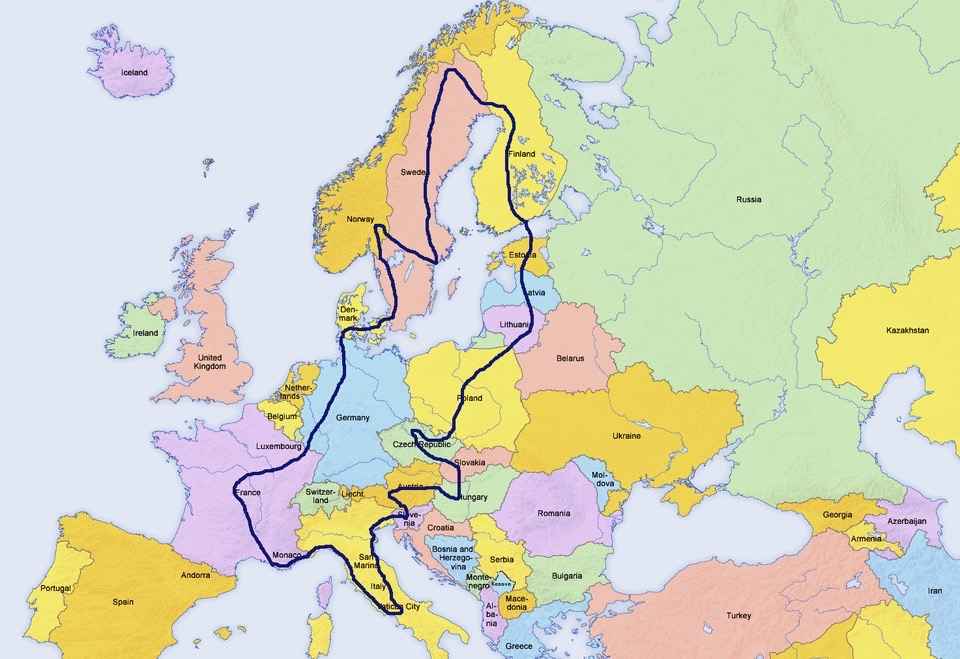 Europathon: 21 Days 14 Countries - Tripoto