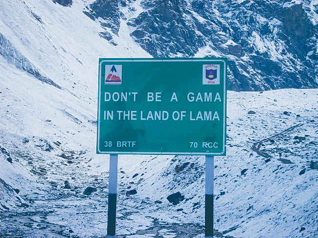 BRO sign boards – Company givers on lonely Himalayan roads - Tripoto