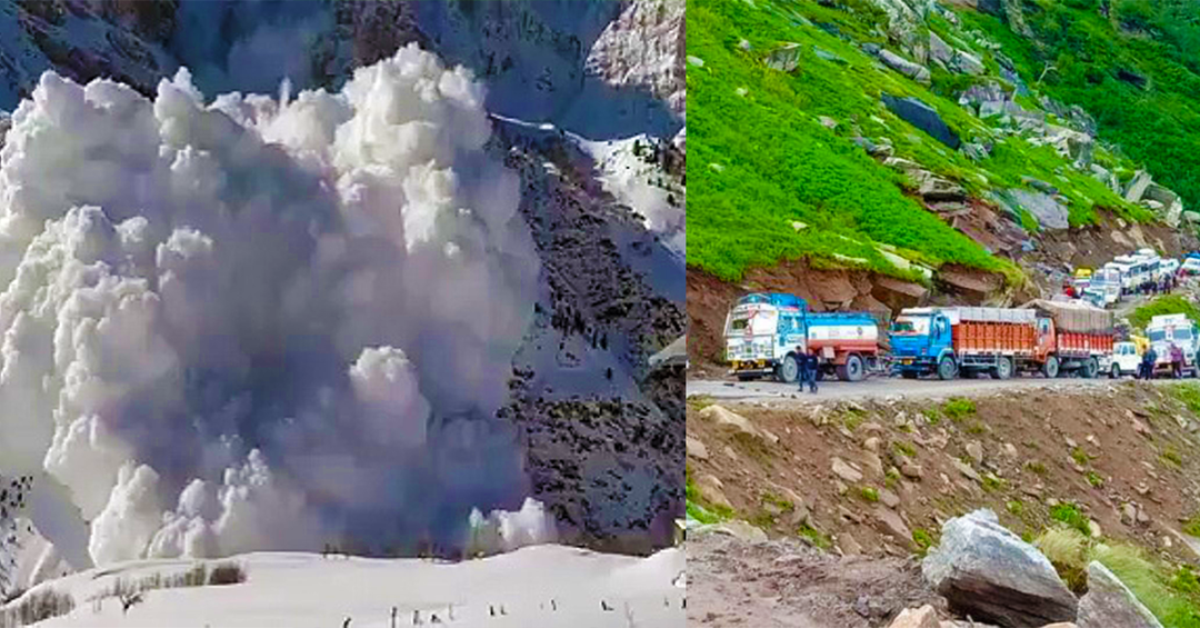 Avalanche Hits Lahaul Rockslide Blocks Chandigarh-Manali Highway - Tripoto