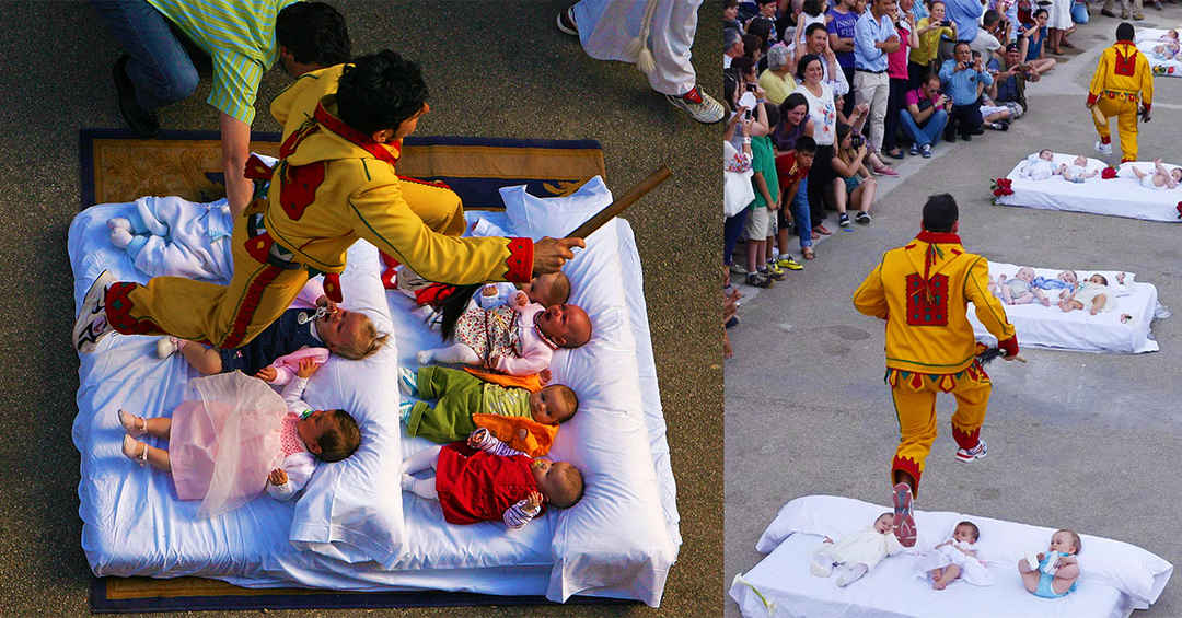 Theres A Festival In Spain Where The Devil Flies Over Infants To ...