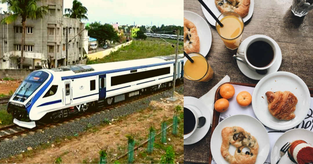 The Train that serves you 5 Star Delicious Meals : Train 18 foodmemory ...