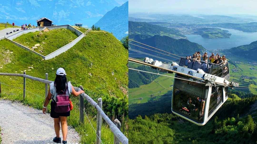 This Offbeat Cable Car in Switzerland offers a Divine view of the Alps ...