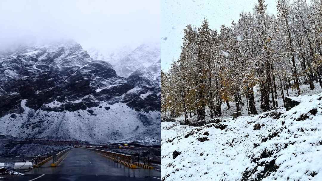 Seasons First Snowfall At Dhankar Village Of Spiti Valley - Tripoto