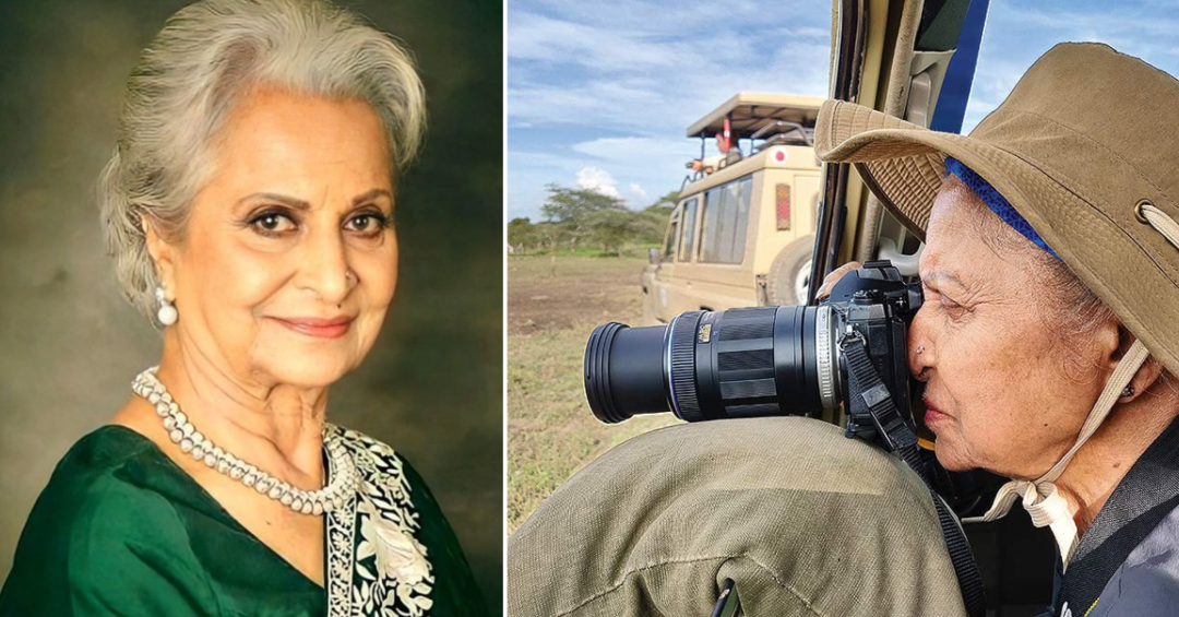 At 81, Actress Turned Wildlife Photographer, Waheeda Rehman Proves That Age Is Just A Number ...