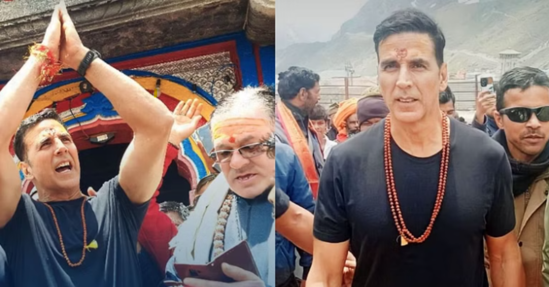 Akshay Kumar Visits Kedarnath, Surprises Fans With Har Har Mahadev ...
