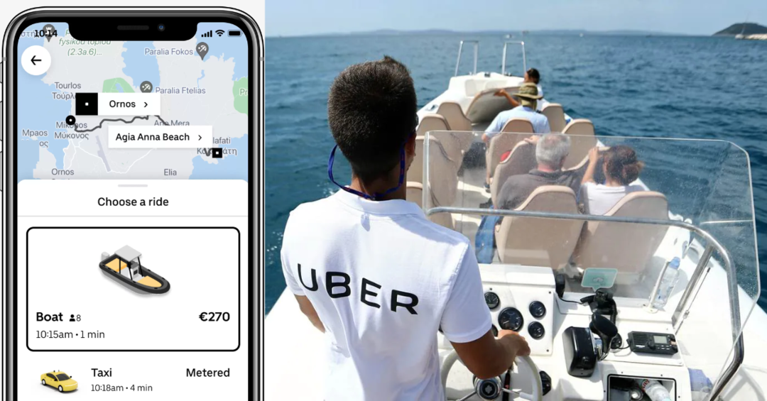 JUST IN: Uber Launches Private Chartered Boats in Mykonos, Greece - Tripoto