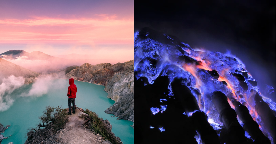 This is the Only Place in The World Where You Can See Blue Fire Burning ...