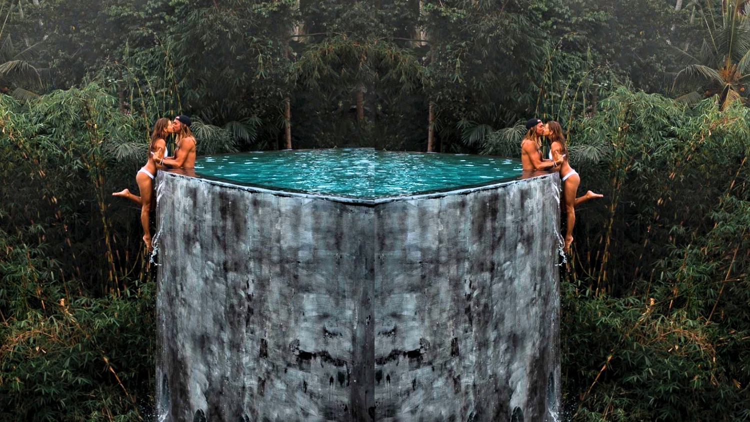 What Happened When a Couple Hung off the Edge of an Infinity Pool to ...